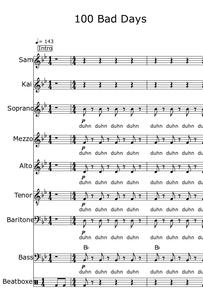 AJR - 100 Bad Days (Drums) SQ TTS Computer AI Voice Soundboard
