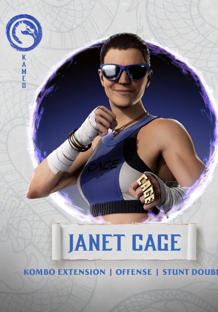 Janet Cage Kameo Mortal Kombat 1 (2023) SQ TTS Computer AI Voice...