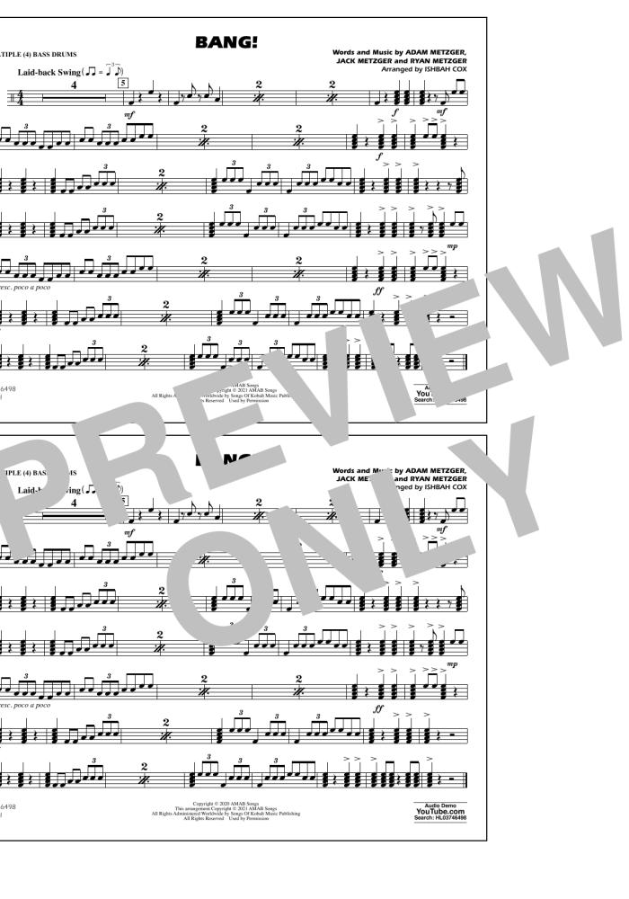 AJR - Bang! (Drums) SQ TTS Computer AI Voice Soundboard