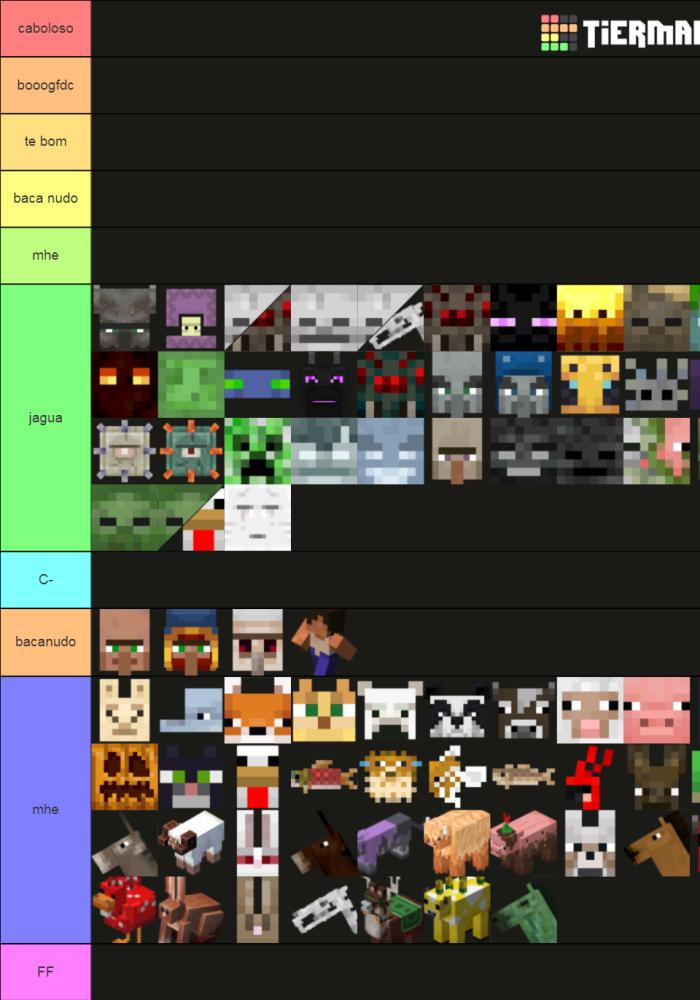 Every Sing Mob (Minecraft Version 1.21) SQ TTS Computer AI Voice...