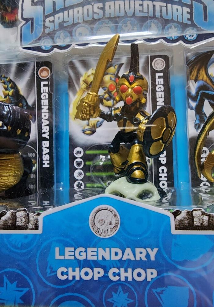 Skylanders Triple Pack 3 (Chop-Chop-Bash-Sunburn) SQ TTS Computer AI...