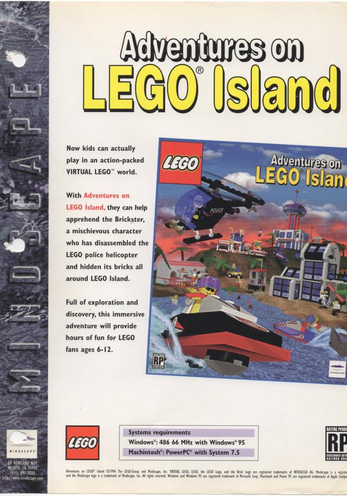 Nick Brick (Lego Island) (Harvest) SQ TTS Computer AI Voice...