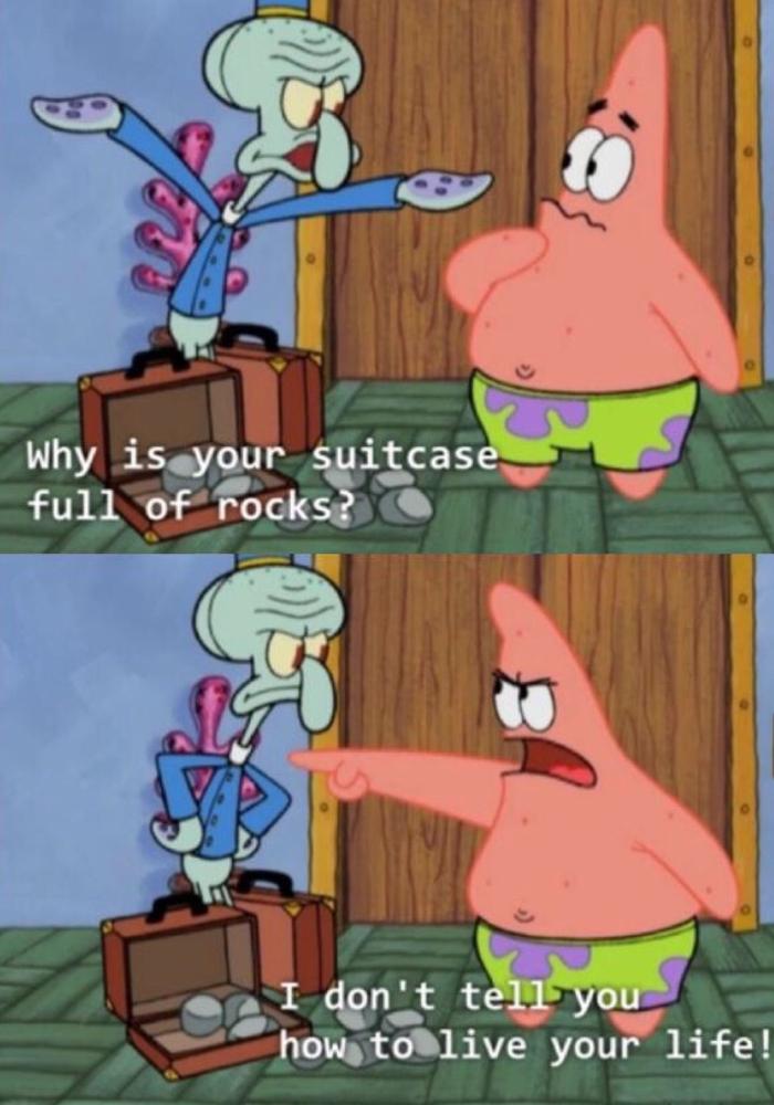 💬 You tell him spongebob Soundboard