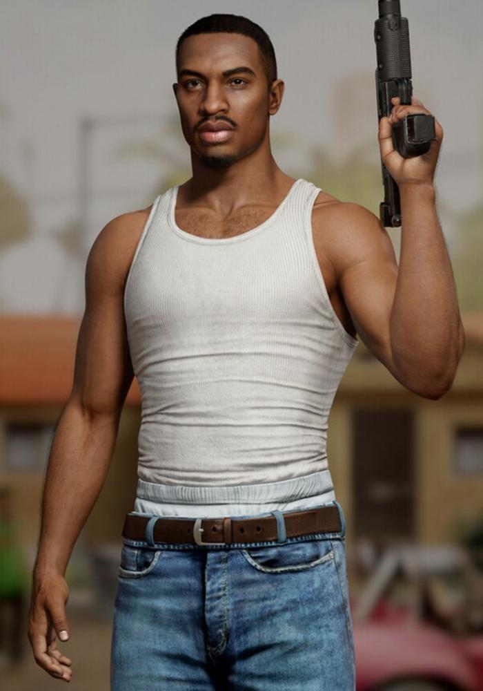 Carl Johnson (Cutscenes) TTS Computer AI Voice Soundboard