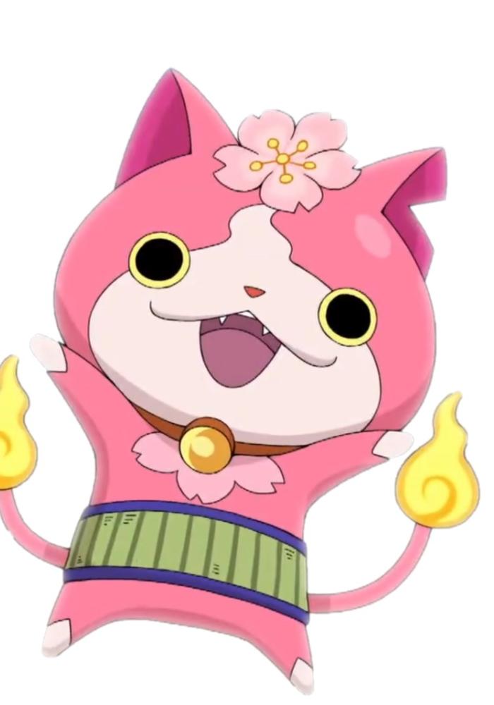 ☊ 桜ブシニャン (Sakura Bushinyan) From Yo Kai Watch World - Pixel...
