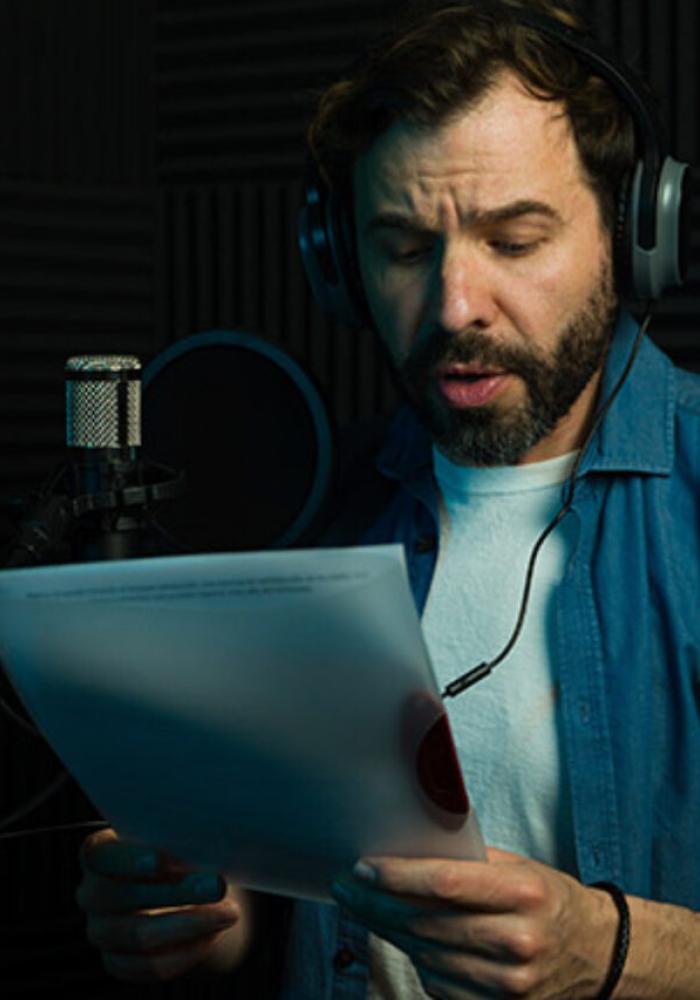 A Genial, Commanding, Male Voiceover Virtuoso TTS Computer AI...