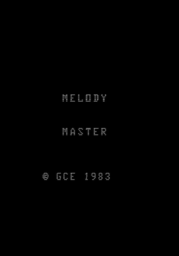 💬 Melody Master (Vectrex) - Video Game Music