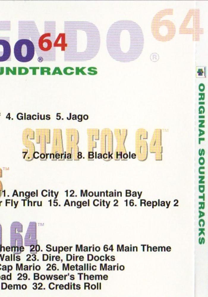 💬 Nintendo 64 Original Soundtracks Greatest Hits N64 Original...