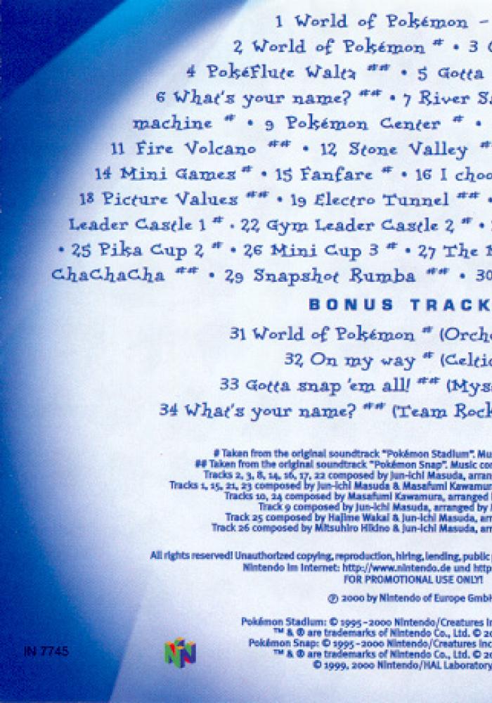 💬 Pokémon: Gotta catch the sound! Original Nintendo Serie: Pokémon:...