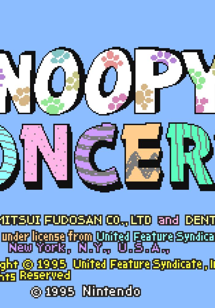 💬 Snoopy Concert スヌーピーコンサート - Video Game Music