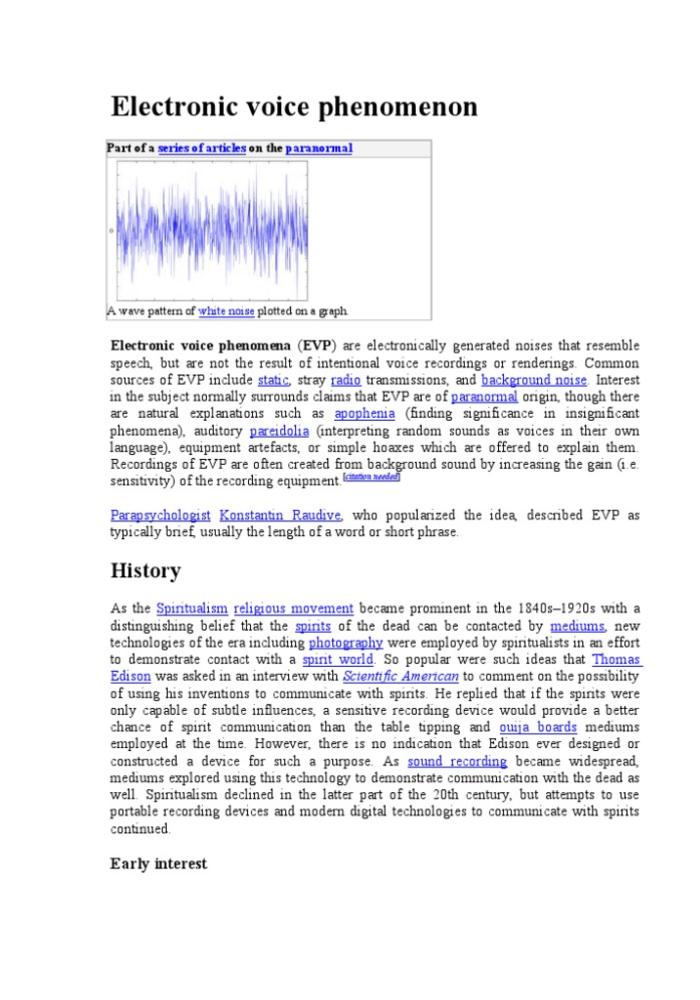 💬 Electronic Voice Phenomenon SFX Library