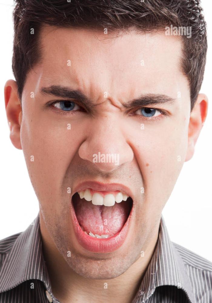 💬 Man Shouting Swears
