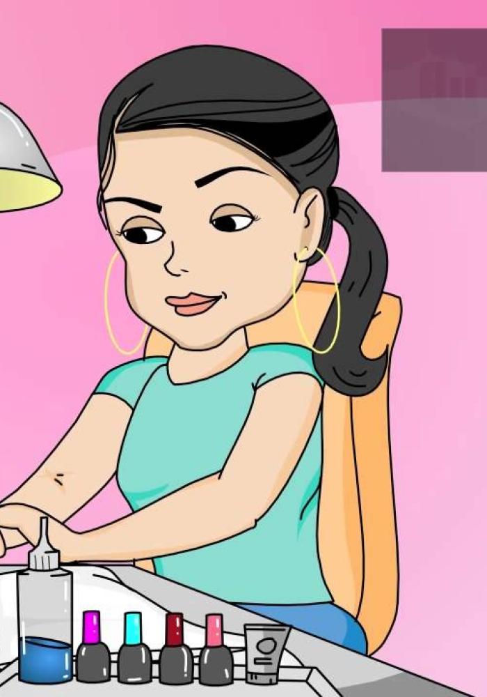 Anjelah Johnson "Nail Salon" Animated Cartoon Soundboard