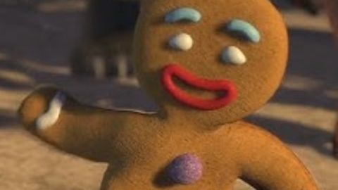 Gumdrop buttons shrek gingerbread man made with Voicemod - Gingy the...