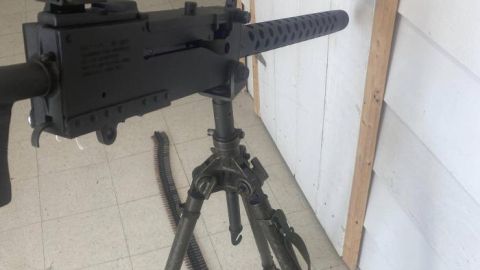 MA4 Browning Medium Machine Gun - . Cal - On Turret - Inside The...
